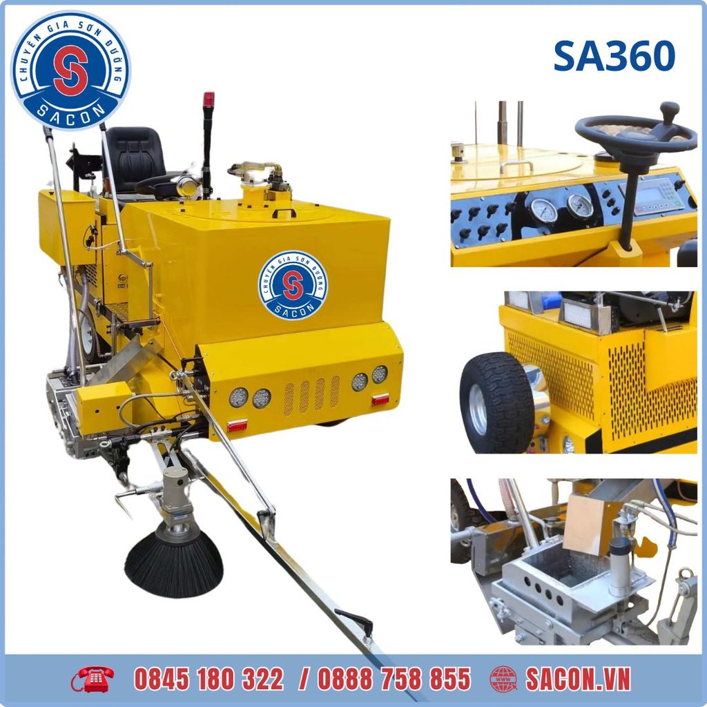 Máy thi công sơn đường tự hành SA360