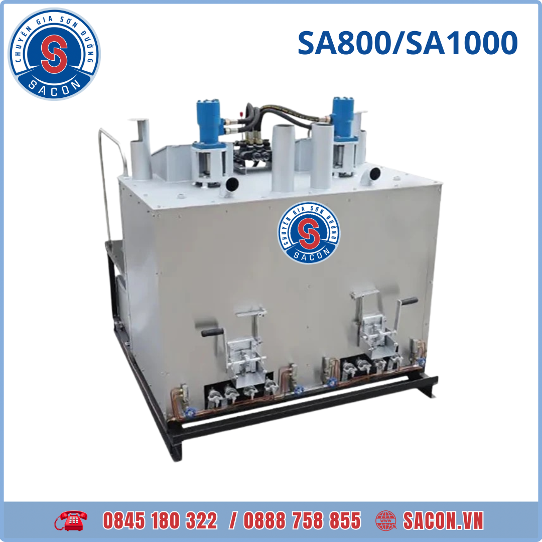 Nồi nấu sơn kiểu nồi đôi đốt bằng Gas SA800/SA1200