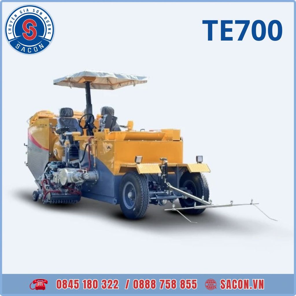 Máy thi công sơn đường tự động đa năng TE700