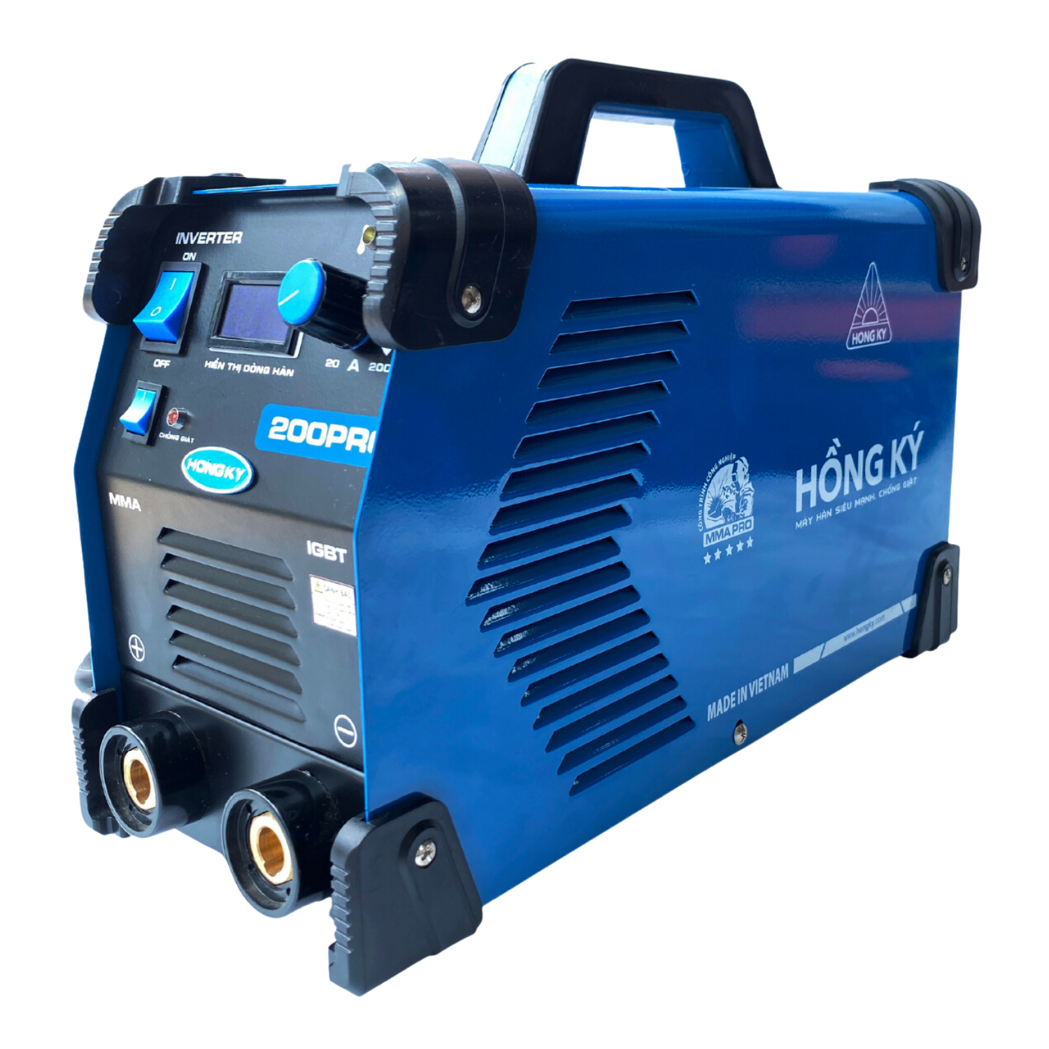 Máy hàn Hồng Ký MMA 200Pro Hàn que 4.0mm liên tục Điện Máy EVI