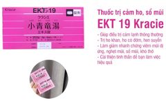 Thảo dược trị cảm, ho, sổ mũi, viêm phế quảng EKT - 19 KRACIE 252 - Nhật BảnThảo dược trị cảm ...
