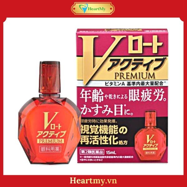 Đánh giá về thuốc nhỏ mắt v rohto premium đỏ và cách sử dụng