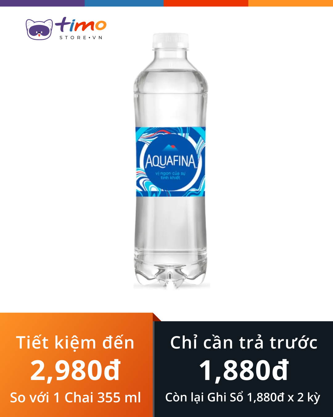 Nước tinh khiết Aquafina (Chai 500ml) – TIMO STORE