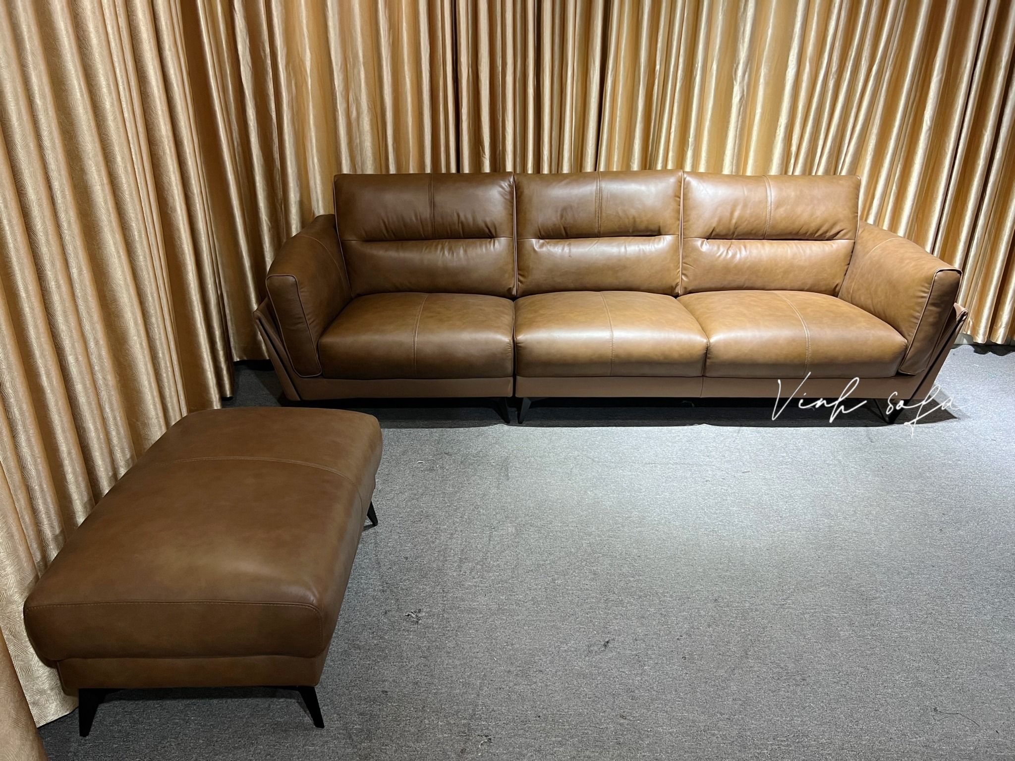 TORINO - Sofa văng 2, 3 chỗ bọc da bò Ý – VINH SOFA