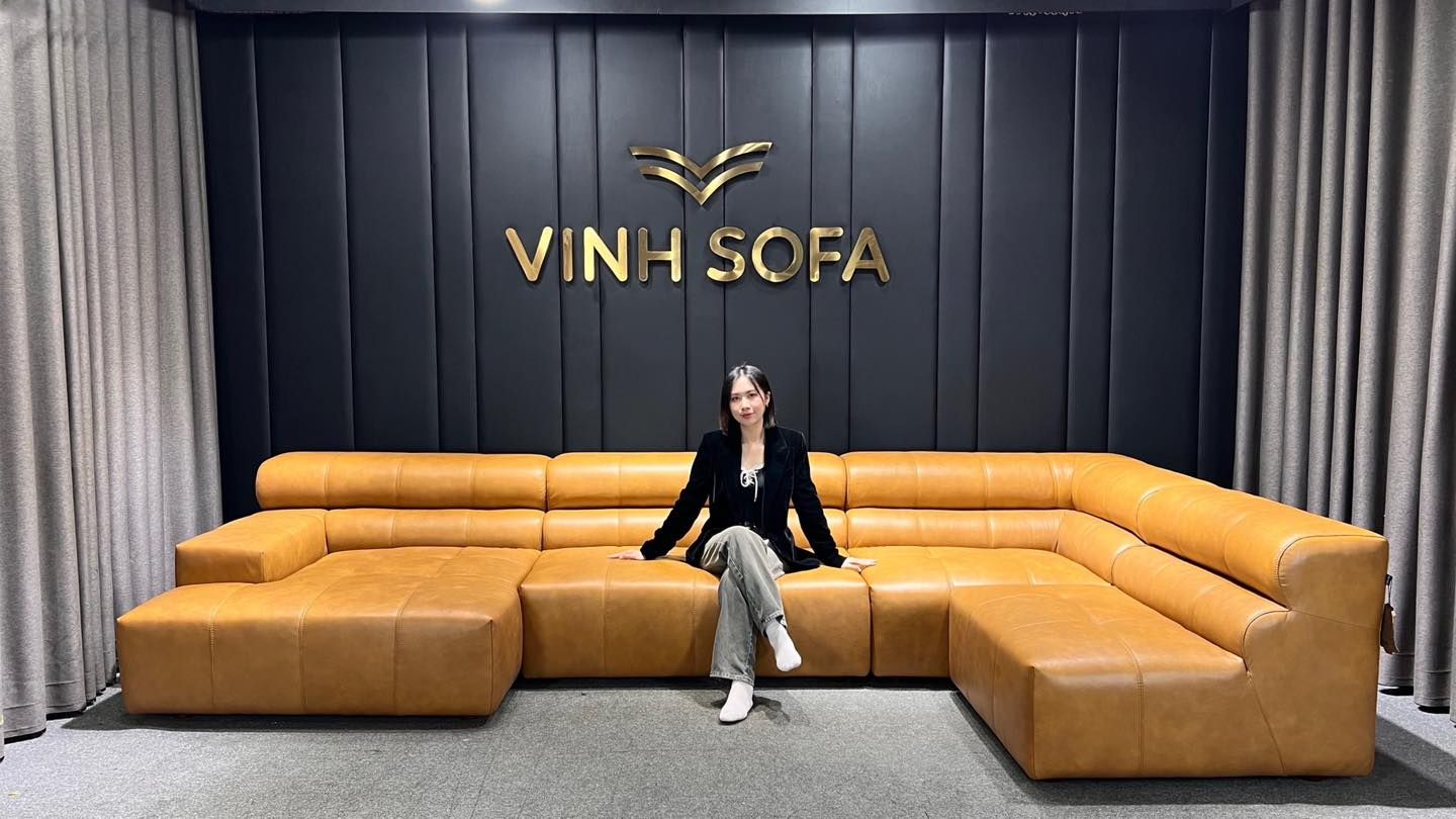 LYMAN - Sofa văng bọc da bò Mastrotto Prescott tiếp xúc bề mặt – VINH SOFA