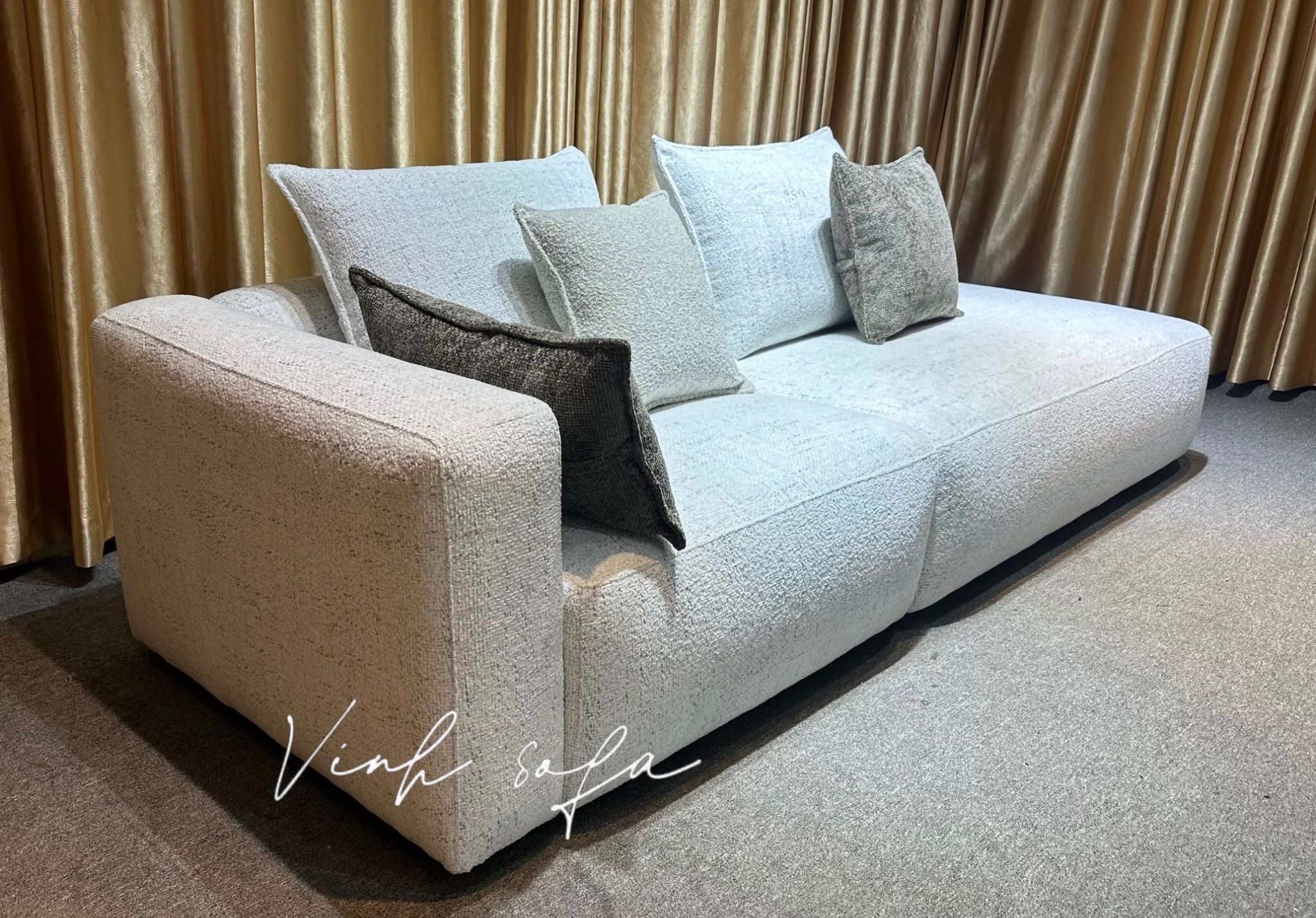MINOTTI - Sofa văng bọc toàn bộ da bò Mastrotto Prescost – VINH SOFA