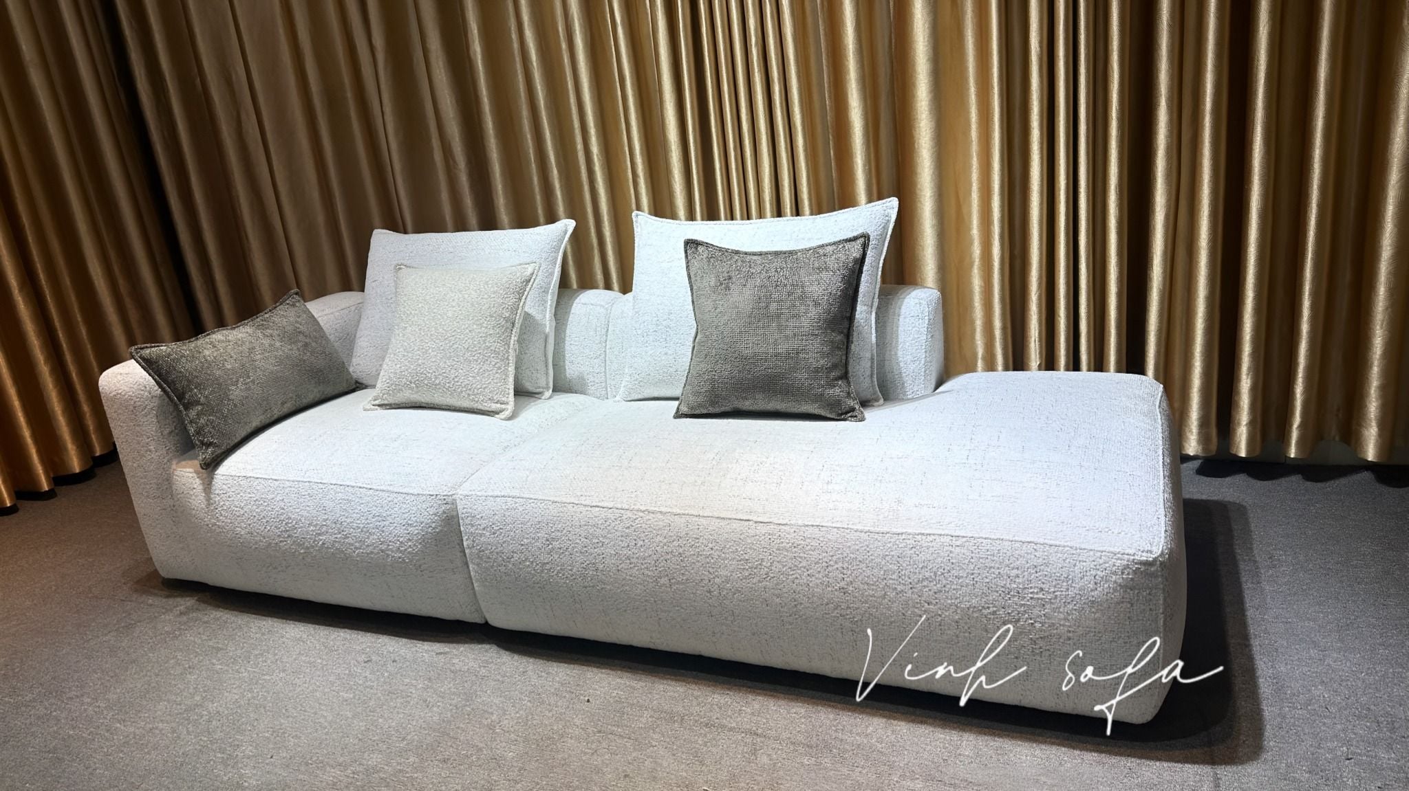 MINOTTI - Sofa văng bọc toàn bộ da bò Mastrotto Prescost – VINH SOFA