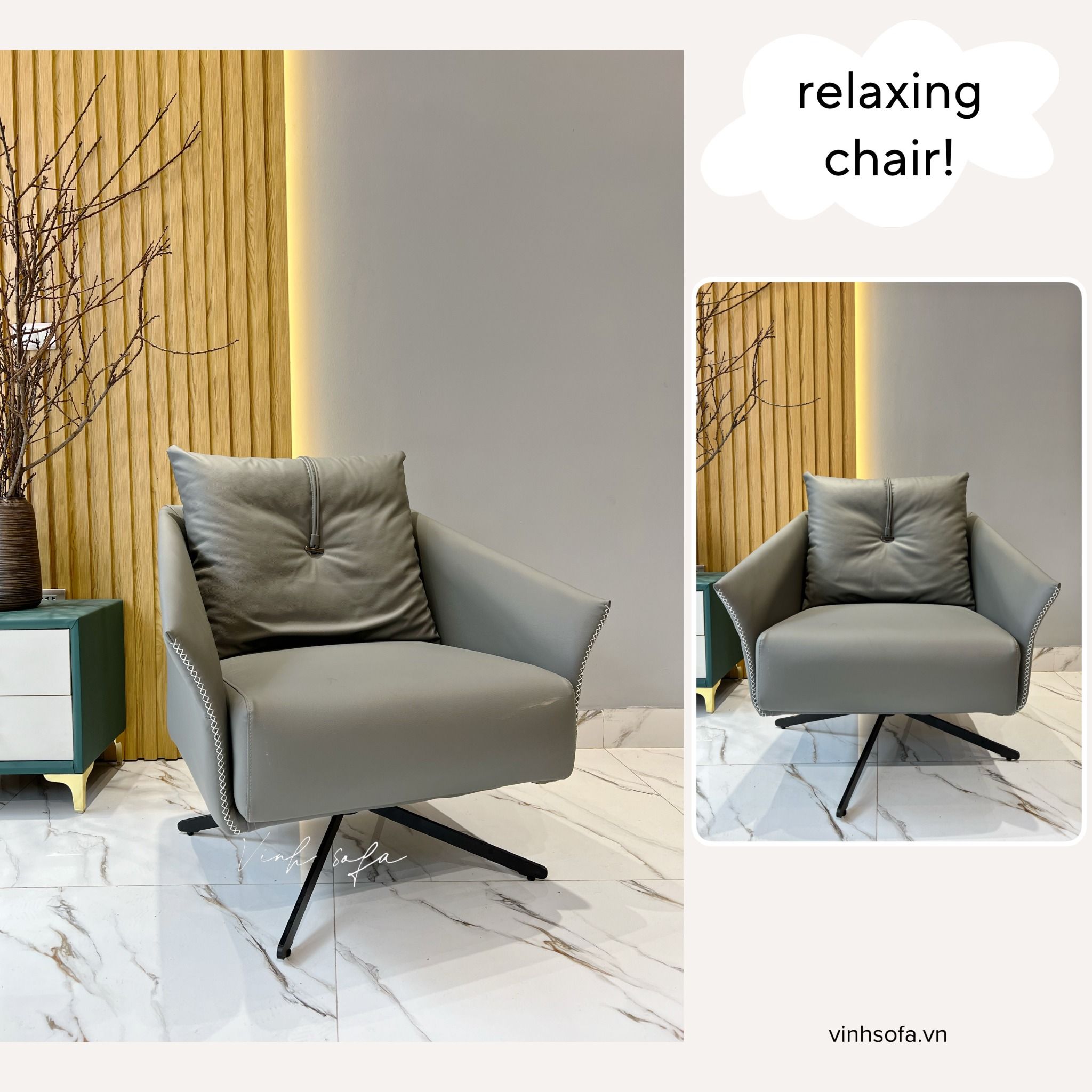 MS01 - Ghế decor nhập khẩu – VINH SOFA