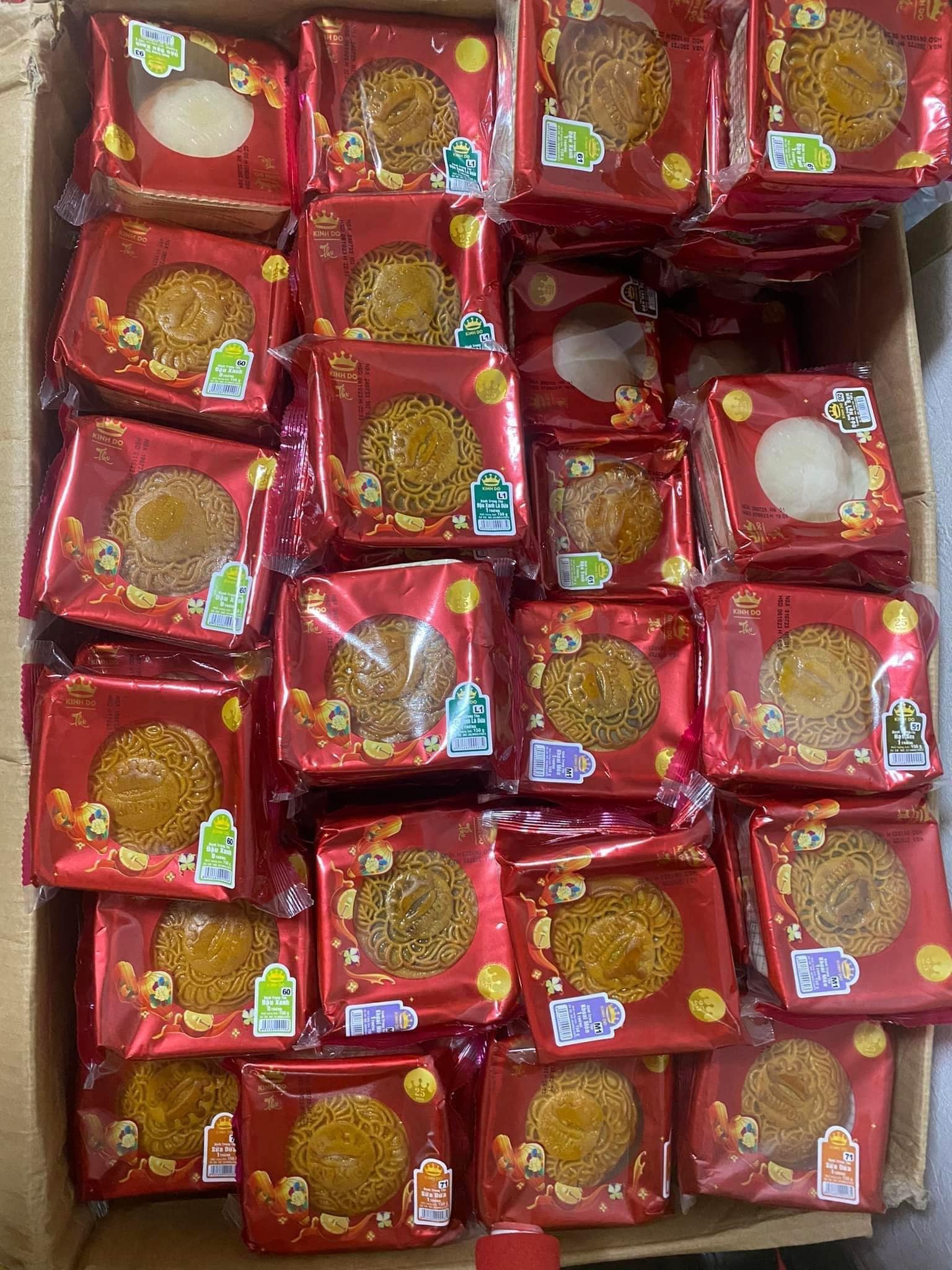 Hộp vuông bánh trung thu 2 Cái – Lins Food Mart