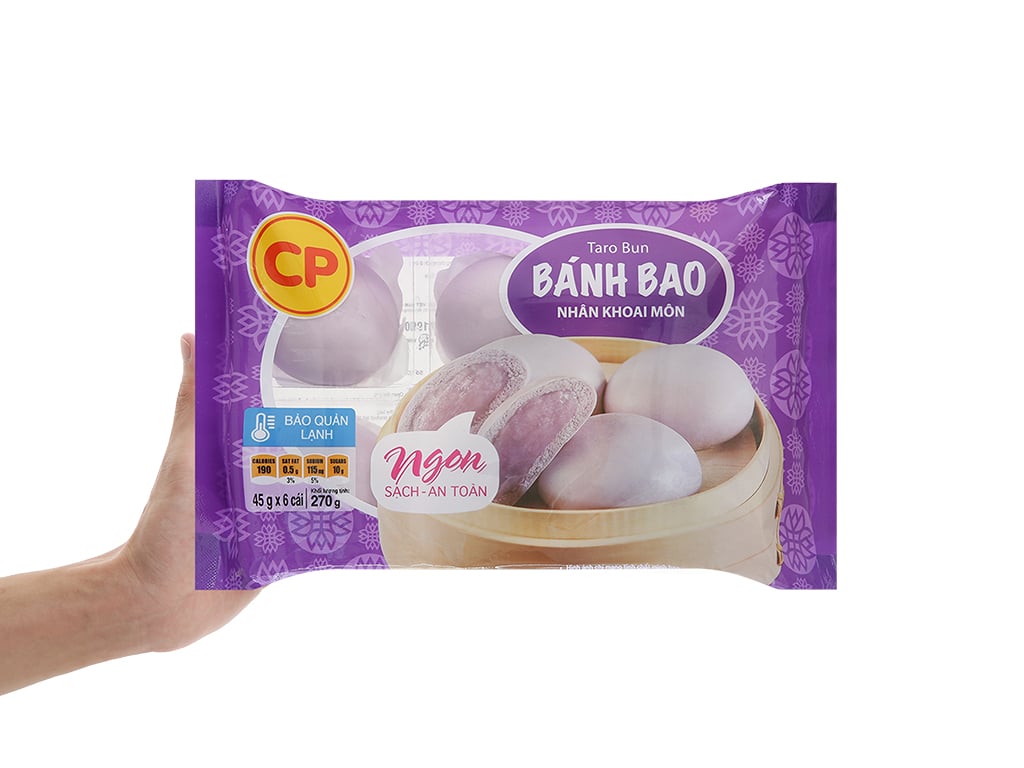 Bánh bao CP Nhân Khoai Môn – Lins Food Mart