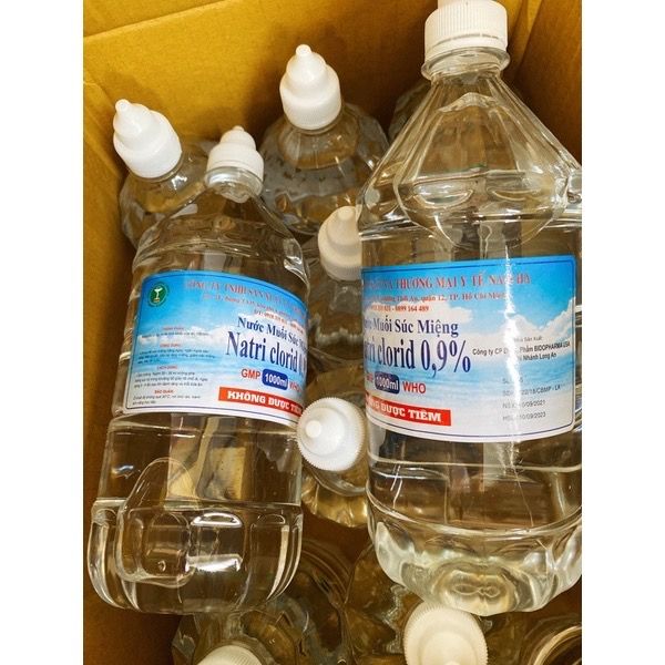 Nước muối sinh lý Nam Hà (đạt chuẩn) 1000ml – Lins Food Mart