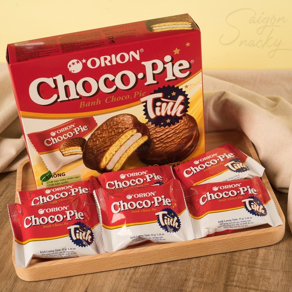 Bánh chocopie hộp 12 cái – Lins Food Mart