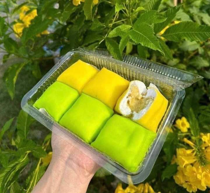 Bánh crepe sầu riêng hộp 6 cái – Lins Food Mart