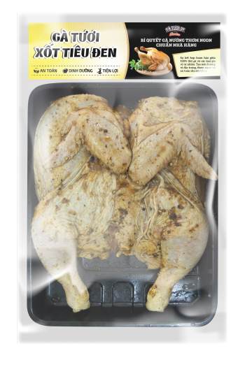 Gà tươi xốt tiêu đen – Lins Food Mart