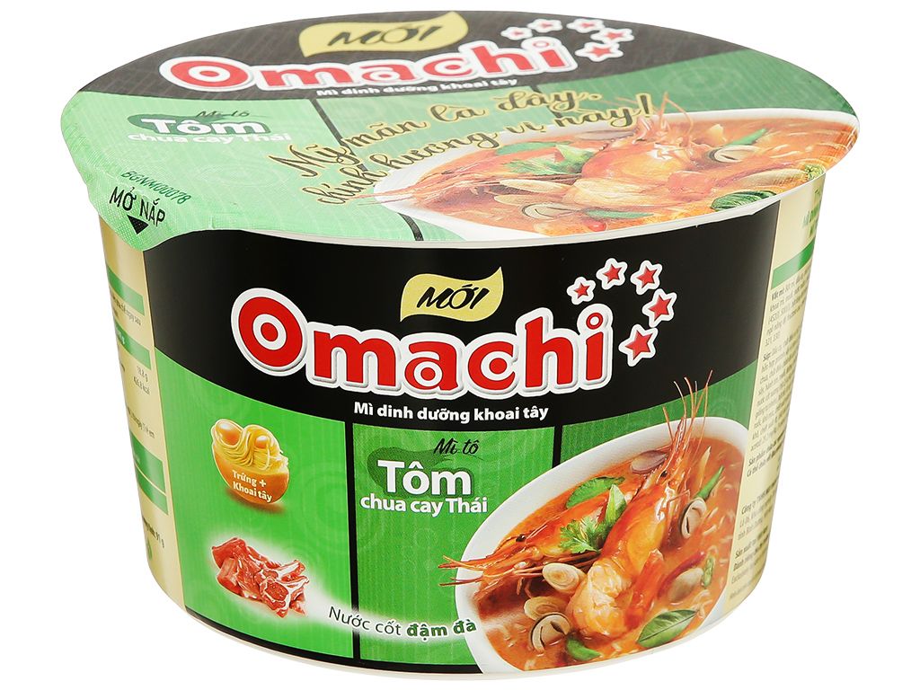 Mì Omachi tôm chua cay tô – Lins Food Mart