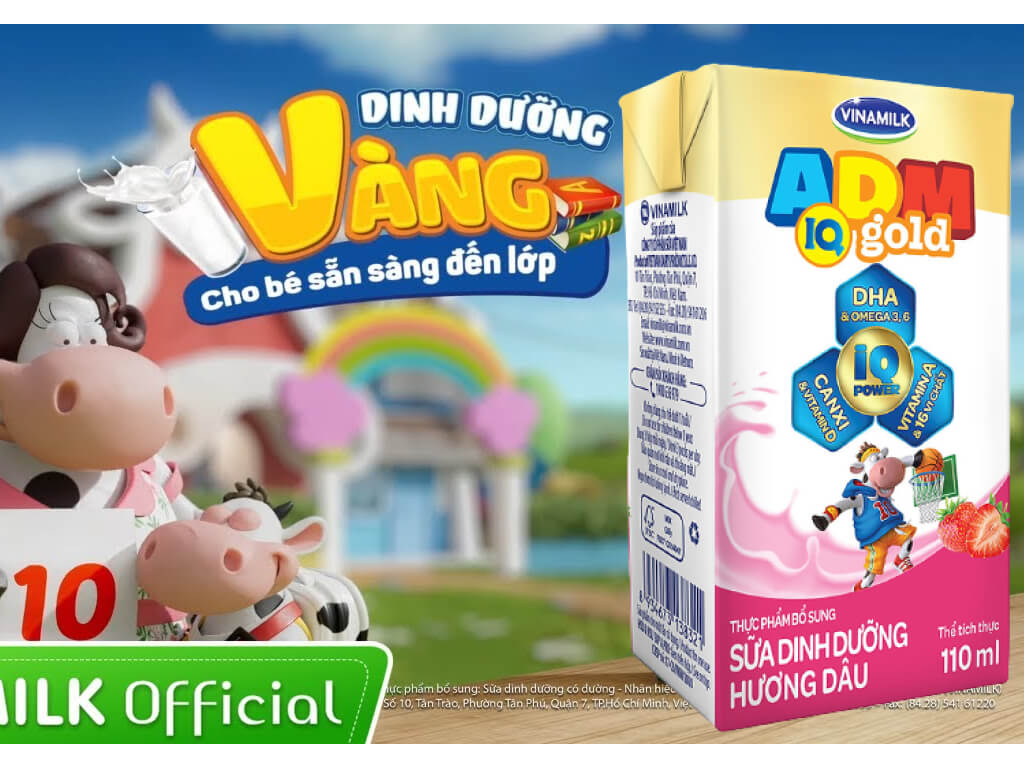 Sữa dinh dưỡng hương dâu ADM – Lins Food Mart