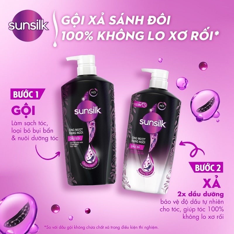 Combo dầu gội,dầu xả Sunsilk – Lins Food Mart