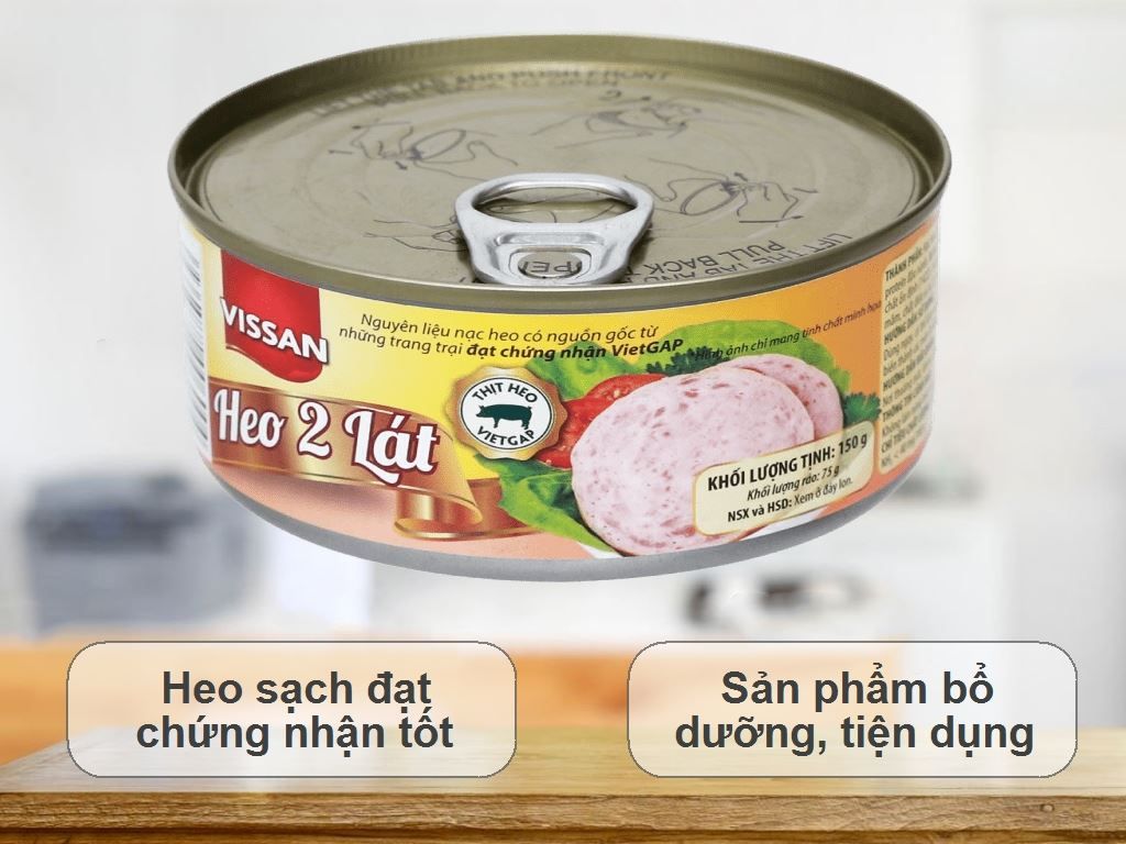Thịt heo 2 lát hộp – Lins Food Mart