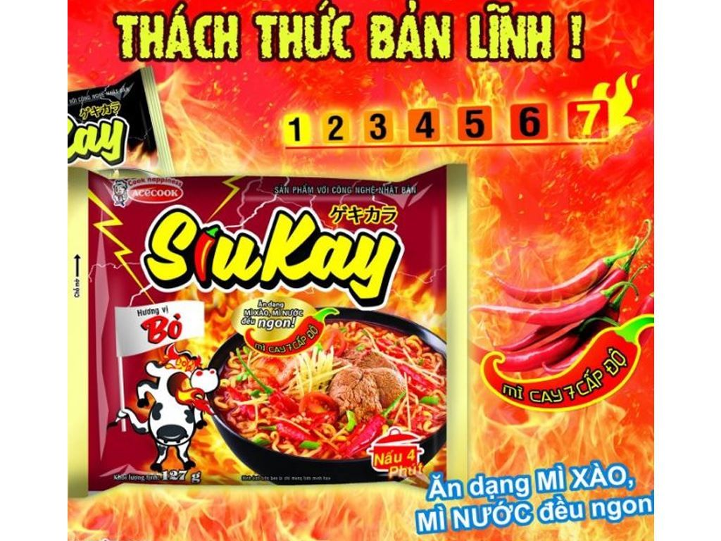 Mì siukay vị bò – Lins Food Mart