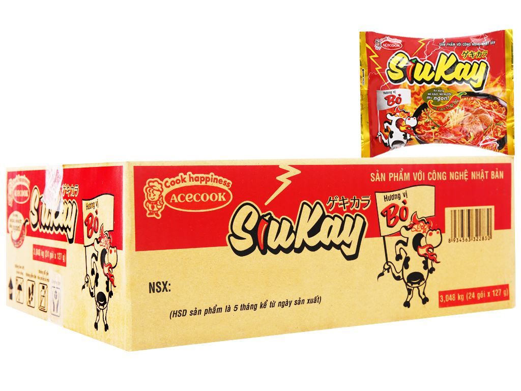 Mì siukay vị bò – Lins Food Mart