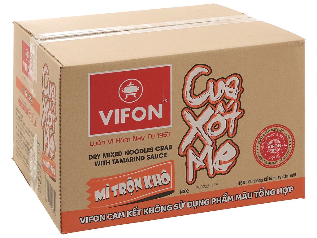 Mì ly trộn khô cua sốt me – Lins Food Mart