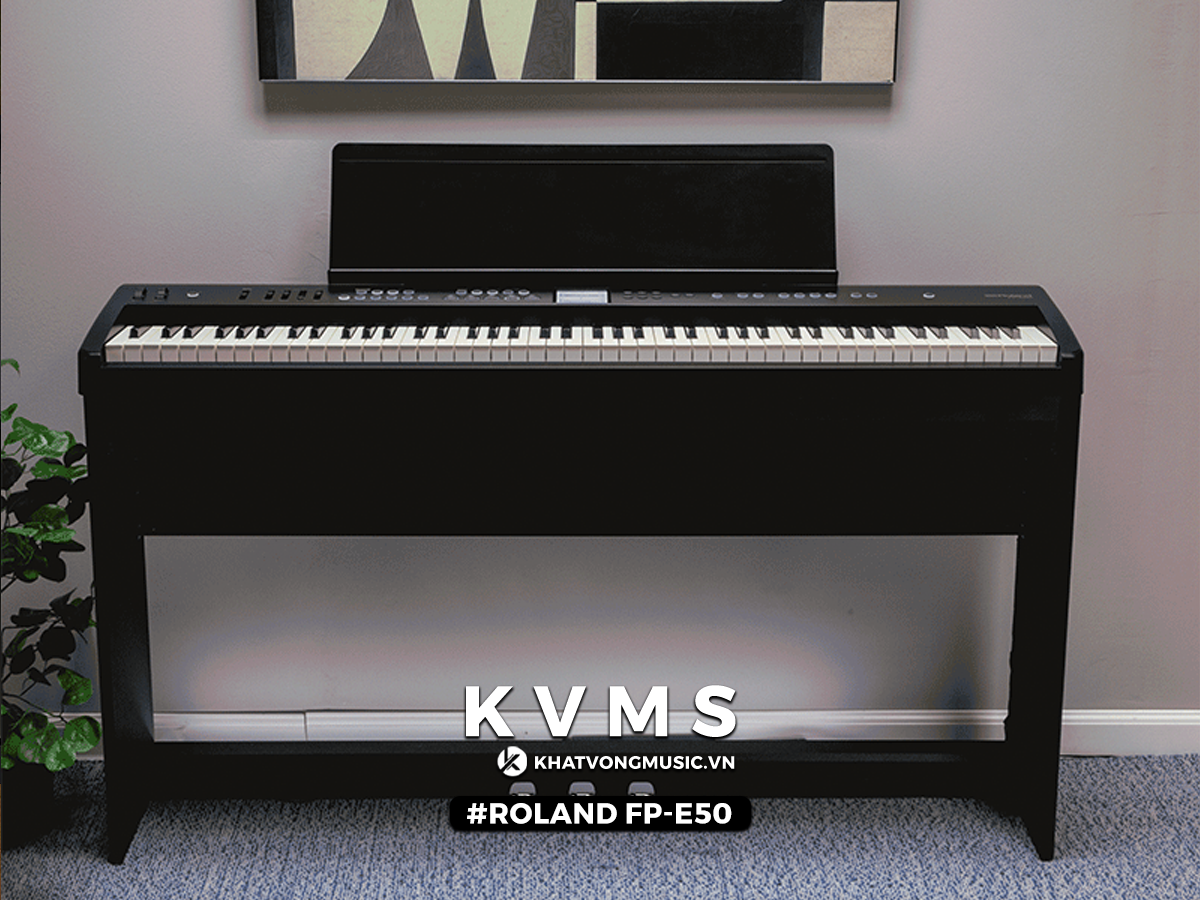 Piano digital Roland FP-E50 | Piano di động | New 2023 – Khát Vọng Music Center