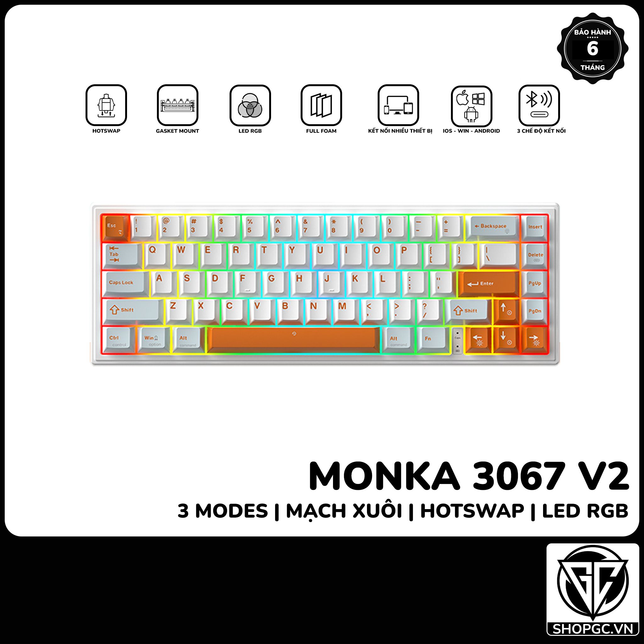 Bàn phím Monka 3067 – GC Gear