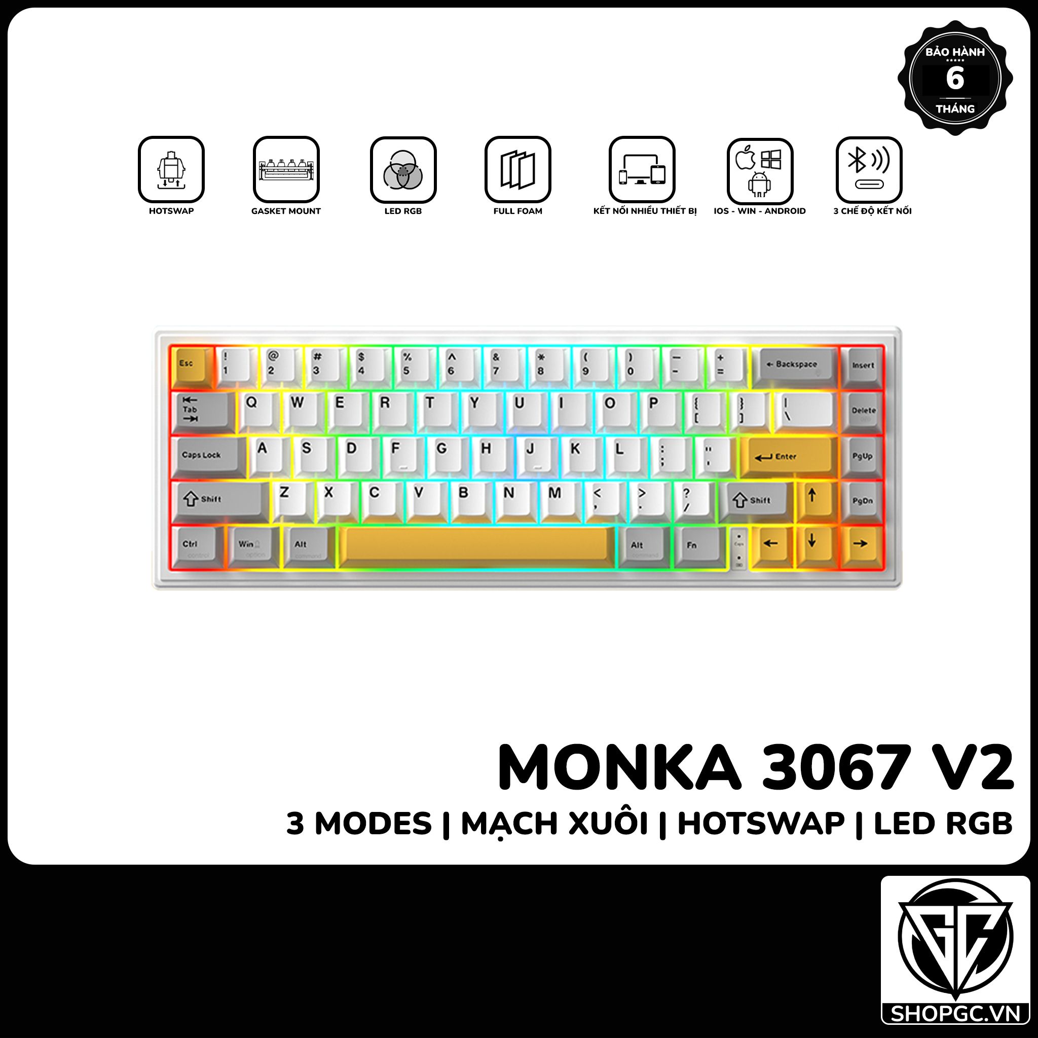 Bàn phím Monka 3067 – GC Gear
