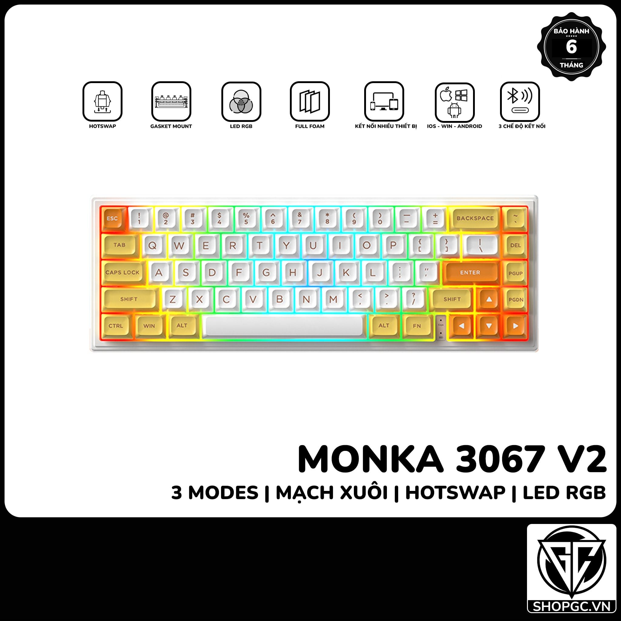Bàn phím Monka 3067 – GC Gear