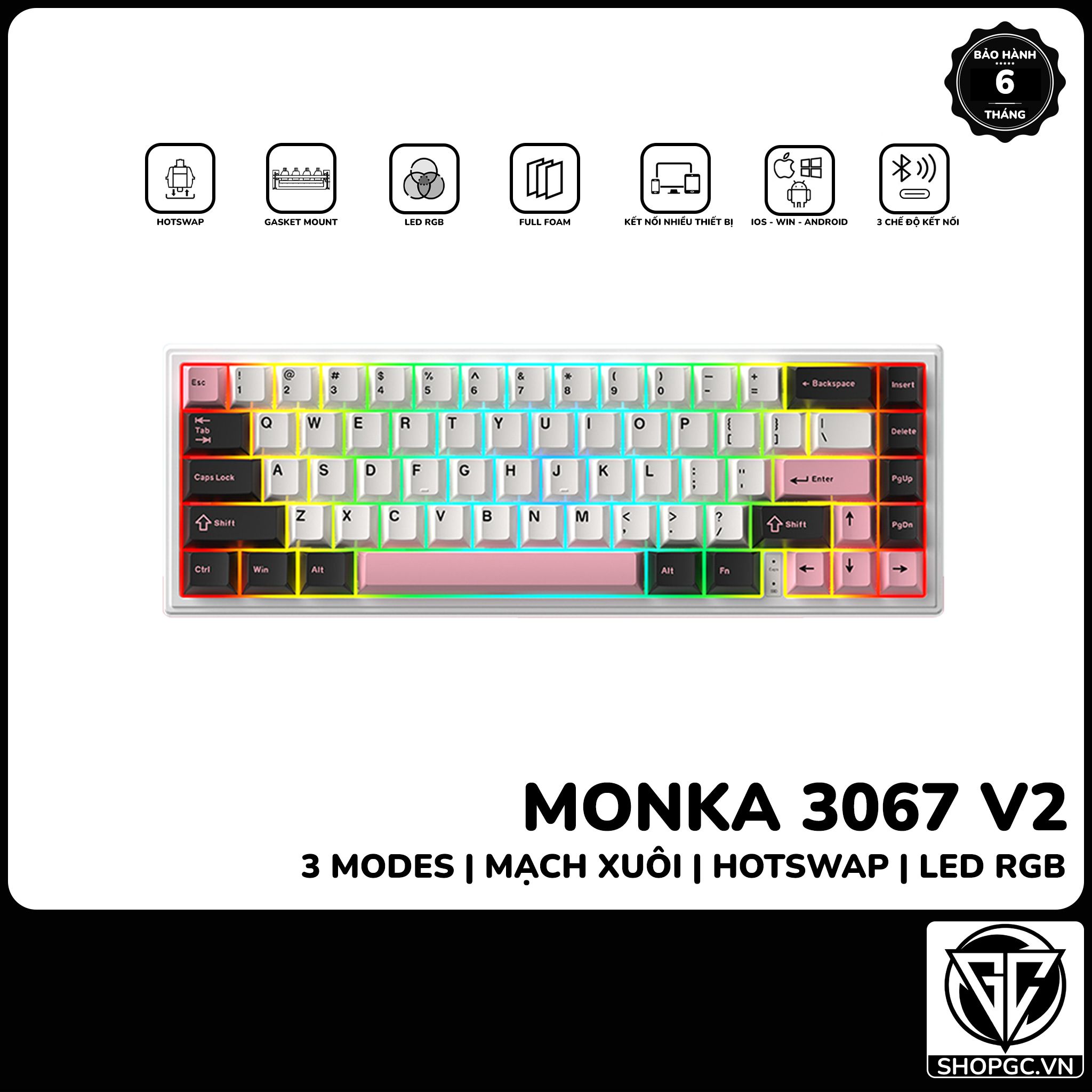 Bàn phím Monka 3067 – GC Gear
