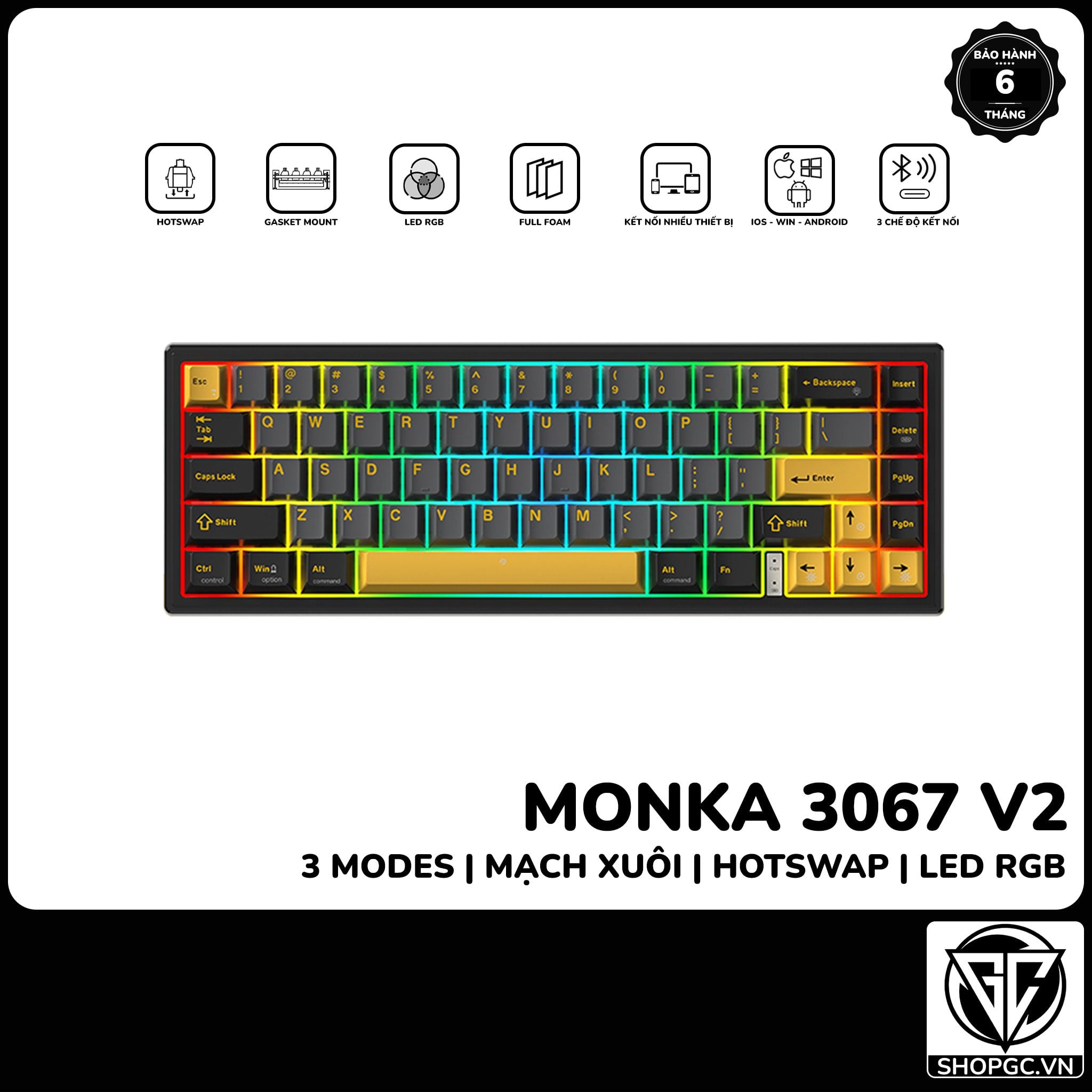 Bàn phím Monka 3067 – GC Gear