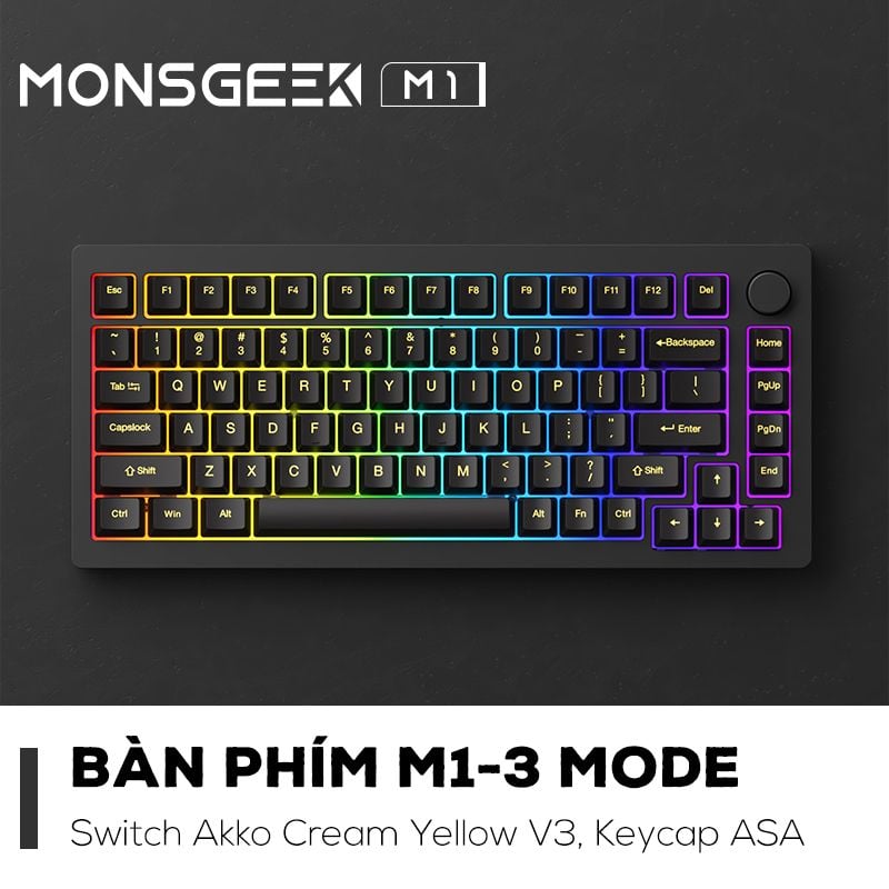 Bàn phím Monsgeek M1 - 3 Modes – GC Gear