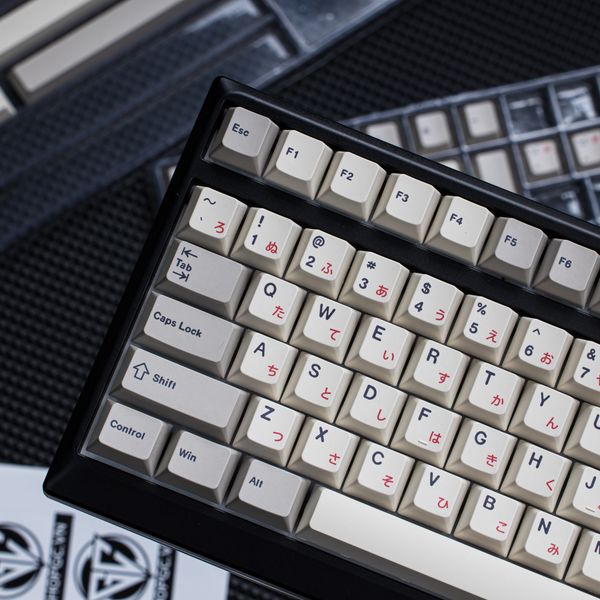 Keycap XMI CLONE | Keycap Retro Janpan Red nhựa PBT 145 nút in nhiệt D ...