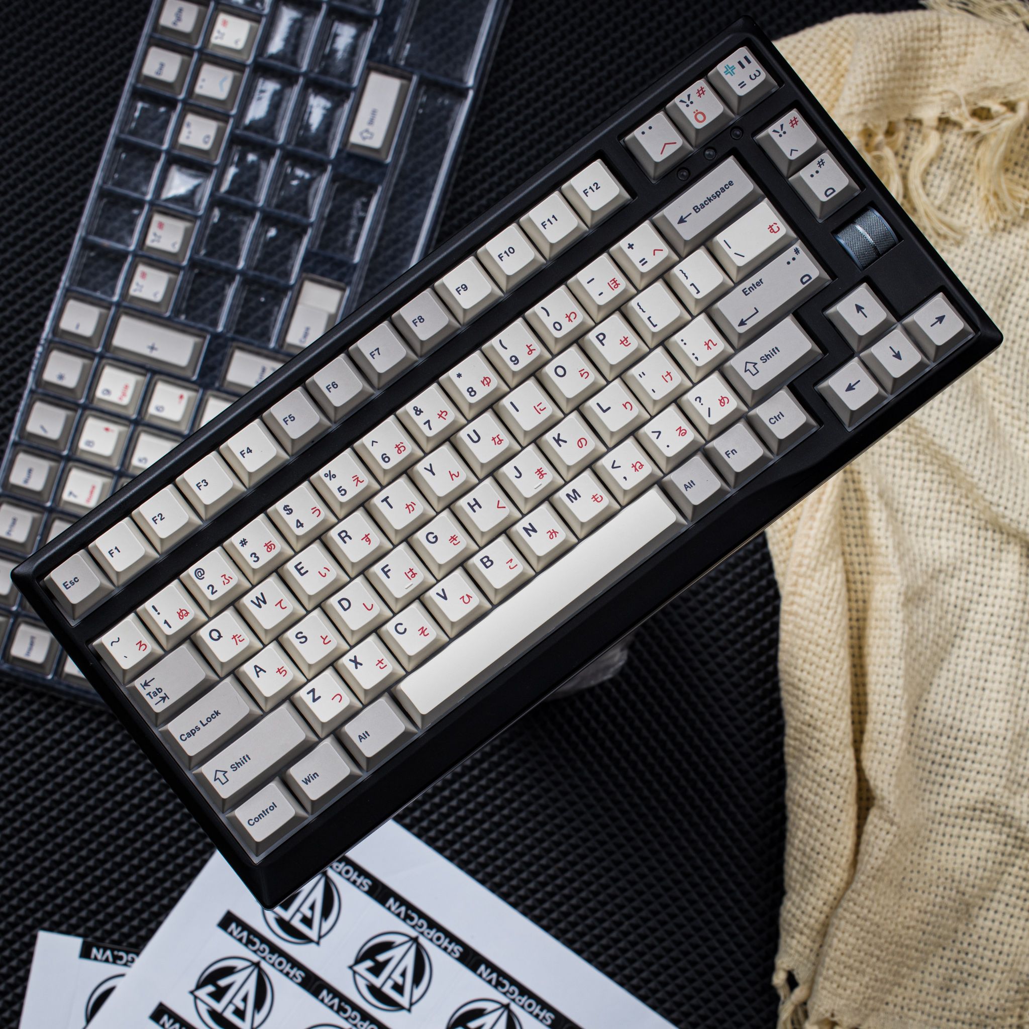 Keycap XMI CLONE | Keycap Retro Janpan Red nhựa PBT 145 nút in nhiệt D ...