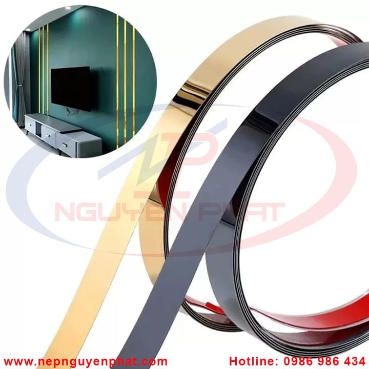 Lập Là Inox Dán Decal 15MM, La inox có keo dán sẵn giá rẻ tại Hà Nội ...