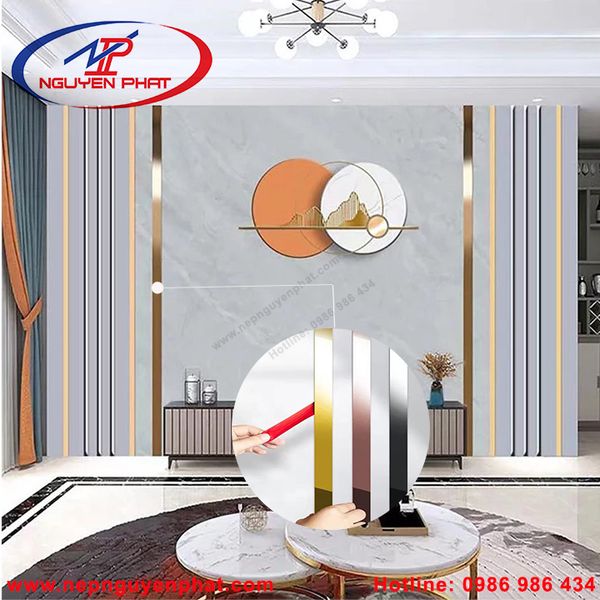 Lập Là Inox Dán Decal Trang Trí 40MM, La Inox Có Keo Dán Sẵn Giá Rẻ ...