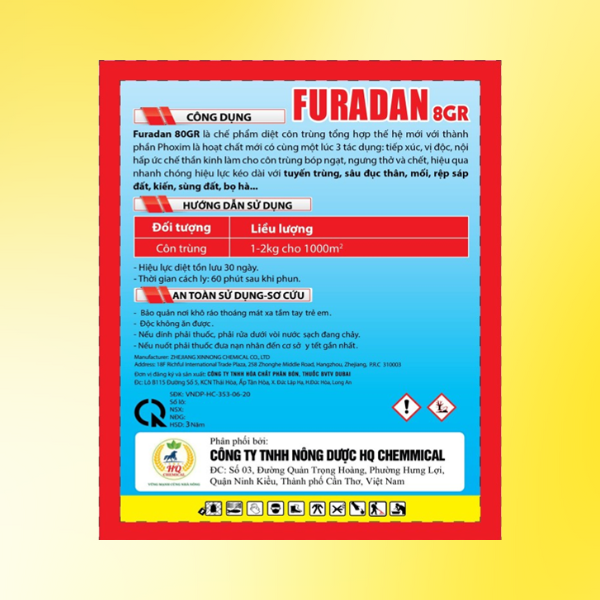 FURADAN 8GR – Công Ty Nông Dược HQ Chemical