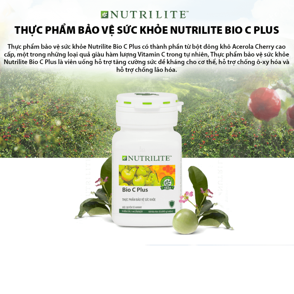 TP BVSK Nutrilite Bio C plus cung cấp Vitamin C – DETO