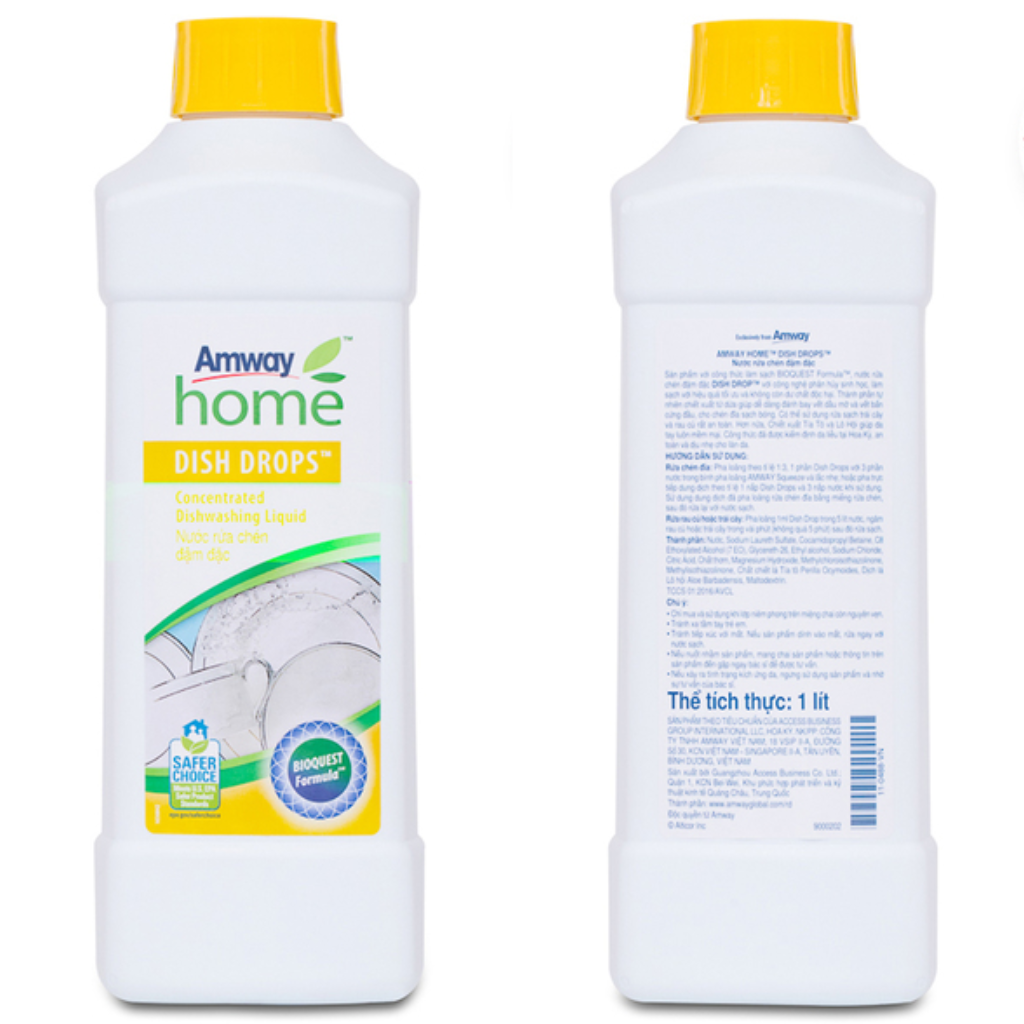 Nước rửa đa năng, nước rửa rau củ đậm đặc Dish Drops hữu cơ – DETO