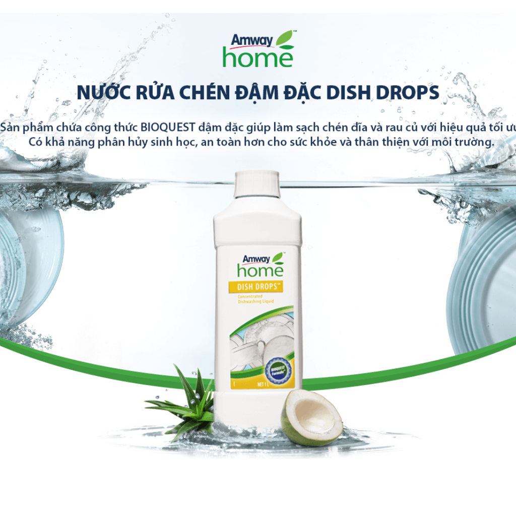 Nước rửa đa năng, nước rửa rau củ đậm đặc Dish Drops hữu cơ – DETO