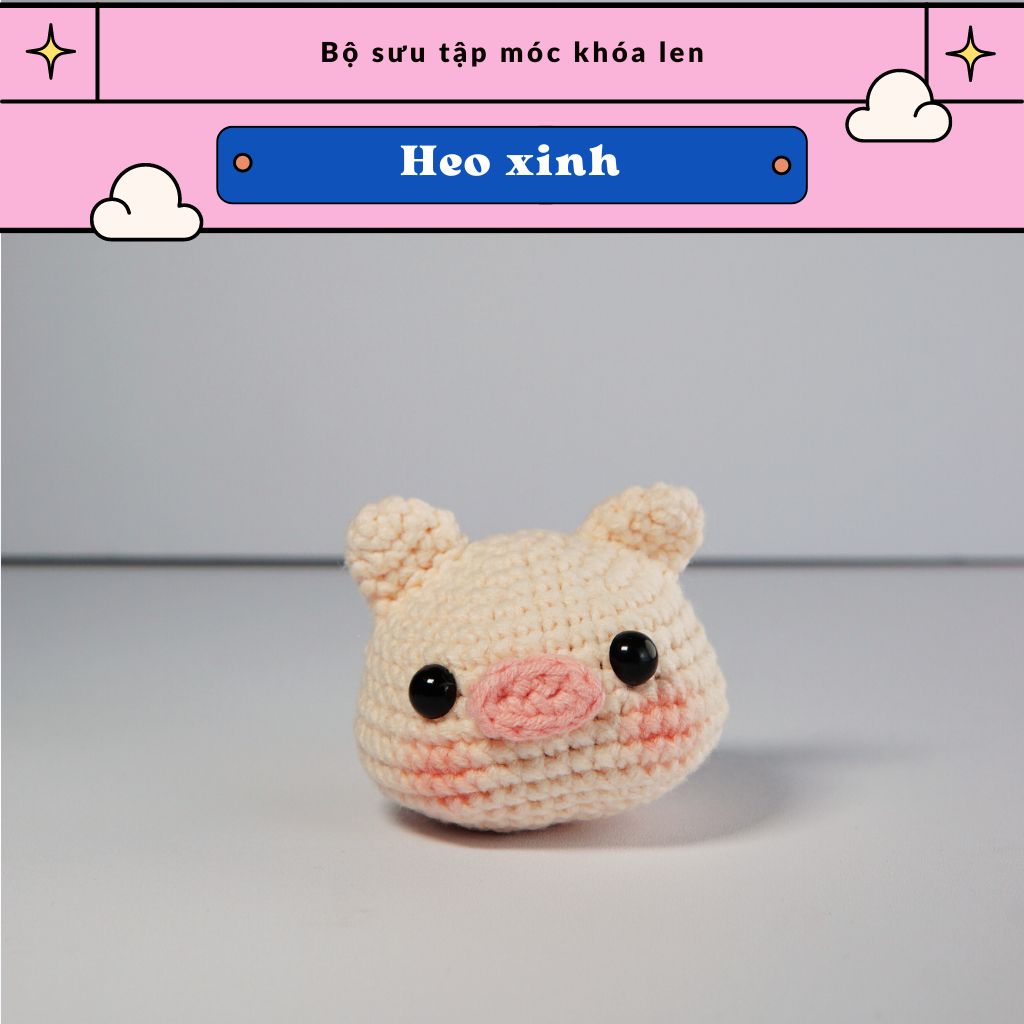 Heo xinh | Móc khóa len hình thú | Móc khóa len MOSIDUO Chính Hãng – MOSIDUO - Quà tặng handmade ...