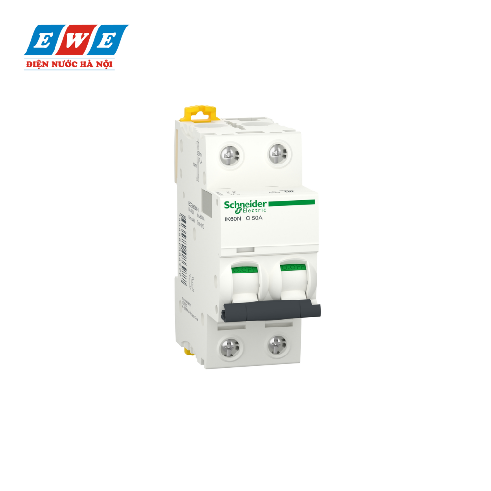Aptomat MCB 2P 50A 6kA iK60N A9K24250 Acti9 Schneider – Công ty Thiết Bị Điện Nước Hà Nội