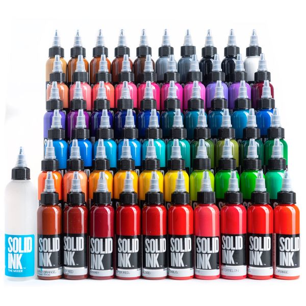 SOLID INK - 60 COLORS SET 1oz – Power Tattoo Supply