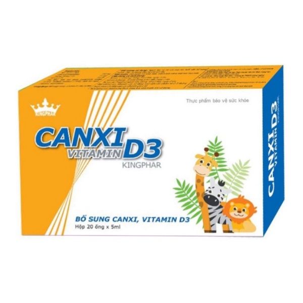 Ống uống Calci - Vitamin D3 Kingphar 20 ống – ShopChung