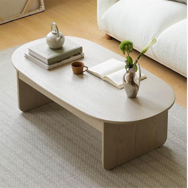 Bàn trà gỗ công nghiệp tối giản DSF02 – Nội thất Minh Dương