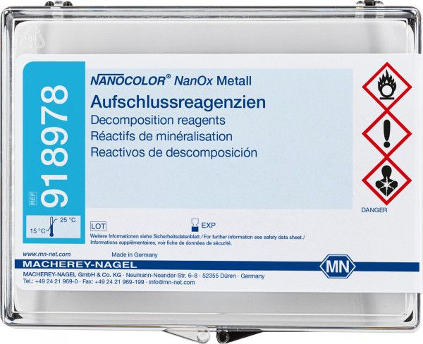 NANOCOLOR NanOx Metal P/N: 918978 Quy cách: 150 test(s)/hộp – CÔNG TY ...