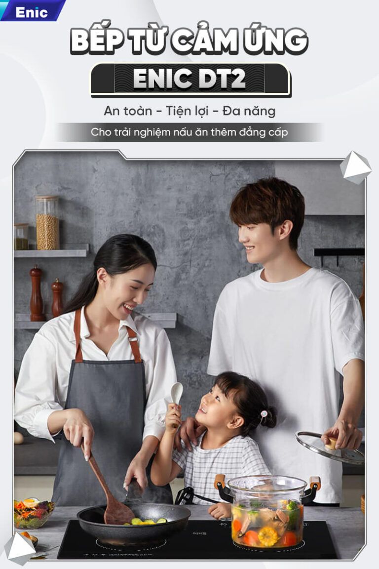 BẾP TỪ CẢM ỨNG ENIC DT2 – Showroom Phong Phú