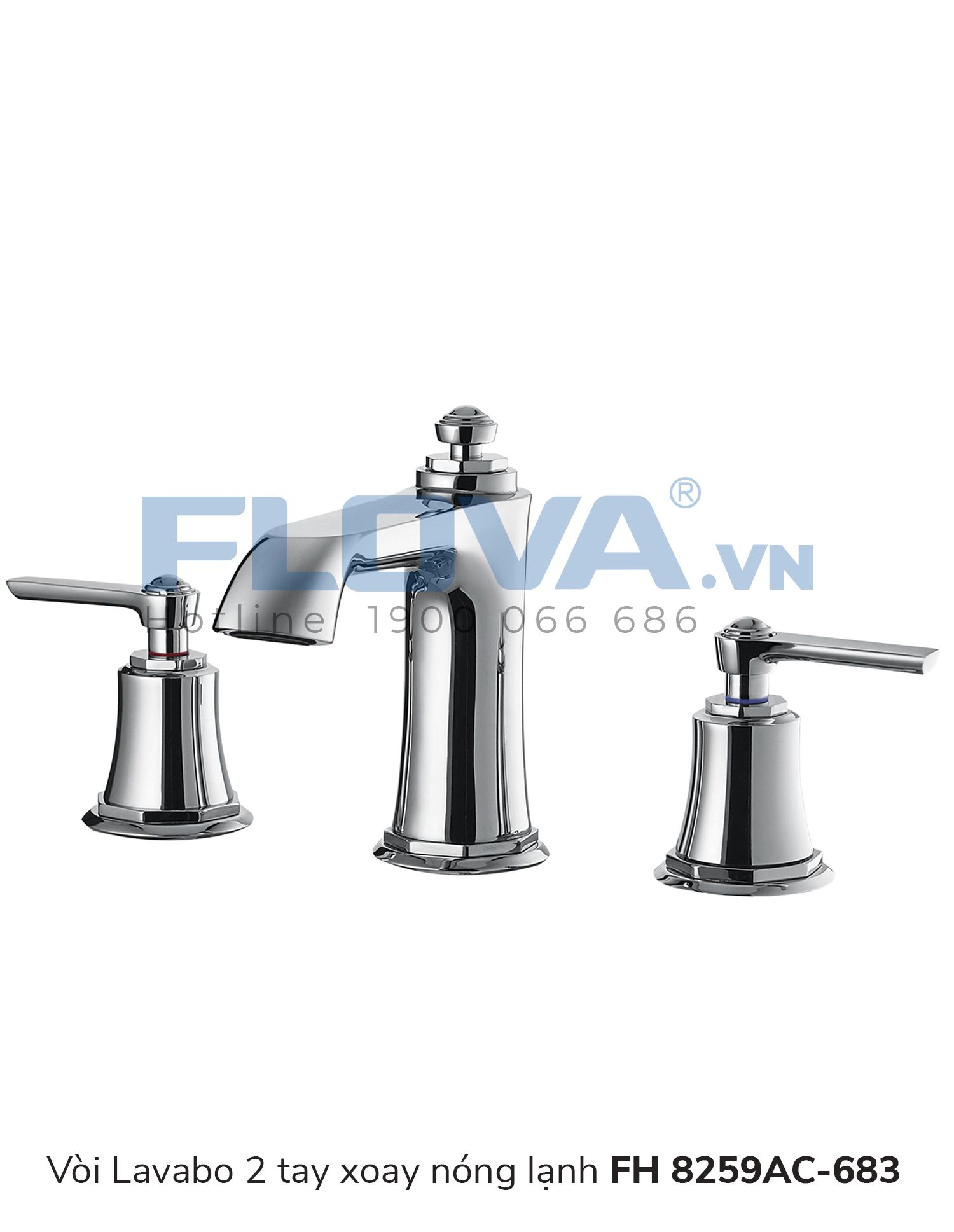 Vòi Lavabo 2 tay xoay nóng lạnh FH 8259AC-683 – Showroom Phong Phú