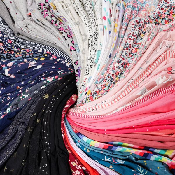 Quần legging dài hoa cam đỏ xanh 3M-4T