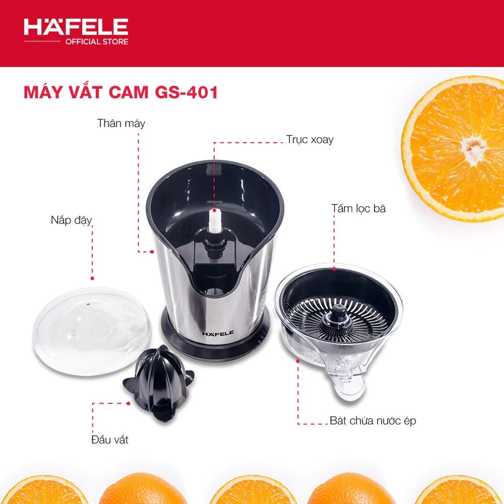 Máy Vắt Cam HAFELE GS-401 - 100W - Bảo Hành Chính Hãng 12 Tháng – CÔNG ...